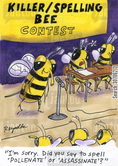 spelling bee cartoons - Humor from Jantoo Cartoons