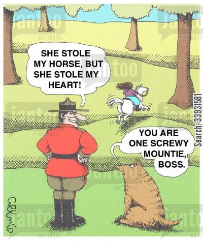 royal canadian mounted police cartoons - Humor from Jantoo Cartoons