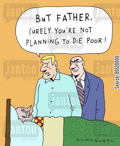 inheritance cartoons - Humor from Jantoo Cartoons