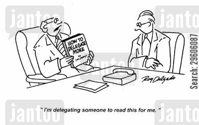 delegation cartoons - Humor from Jantoo Cartoons