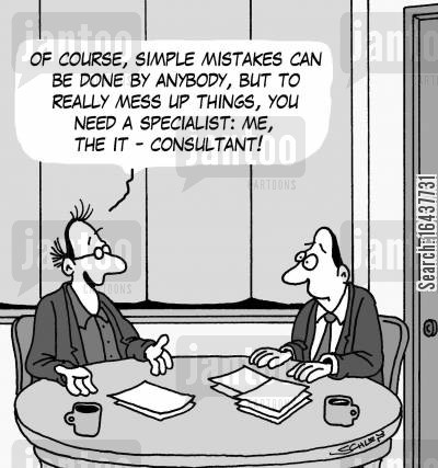 it consultant cartoons - Humor from Jantoo Cartoons