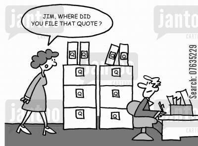 filing system cartoons - Humor from Jantoo Cartoons