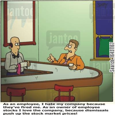 company shares cartoons - Humor from Jantoo Cartoons