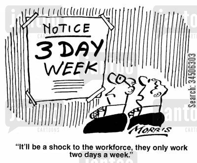 working weeks cartoons - Humor from Jantoo Cartoons