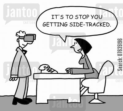 easily distracted cartoons - Humor from Jantoo Cartoons