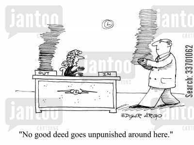 good deed cartoons - Humor from Jantoo Cartoons