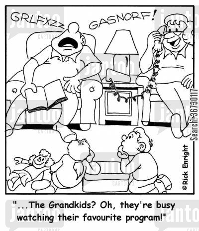 grandchildren cartoons - Humor from Jantoo Cartoons