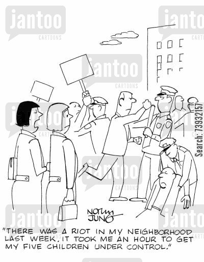 riot police cartoons - Humor from Jantoo Cartoons