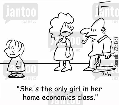 girls only cartoons - Humor from Jantoo Cartoons