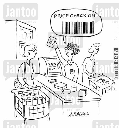 checkouts cartoons - Humor from Jantoo Cartoons