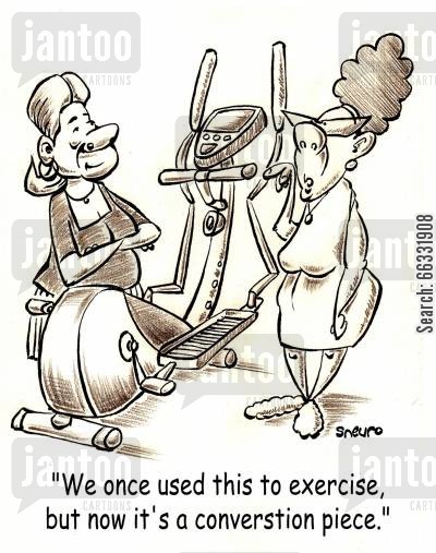 exercise bike cartoons - Humor from Jantoo Cartoons