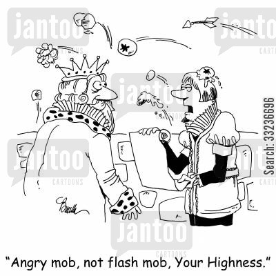 angry mob cartoons - Humor from Jantoo Cartoons