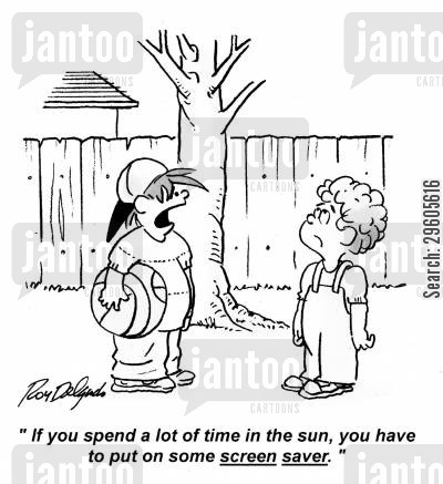 sunburns cartoons - Humor from Jantoo Cartoons