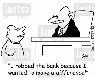 robbing banks cartoons - Humor from Jantoo Cartoons