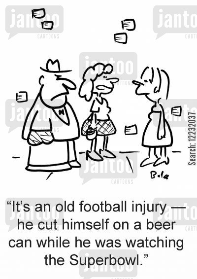 football injury cartoons - Humor from Jantoo Cartoons