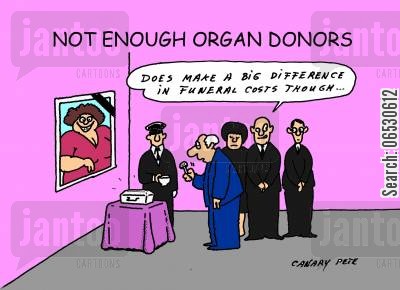 organ donor cartoons - Humor from Jantoo Cartoons