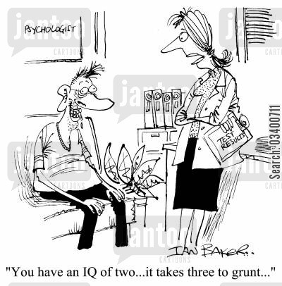 iq tests cartoons - Humor from Jantoo Cartoons