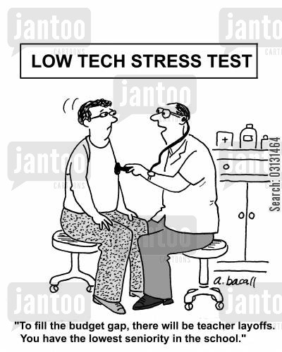 stress test cartoons - Humor from Jantoo Cartoons