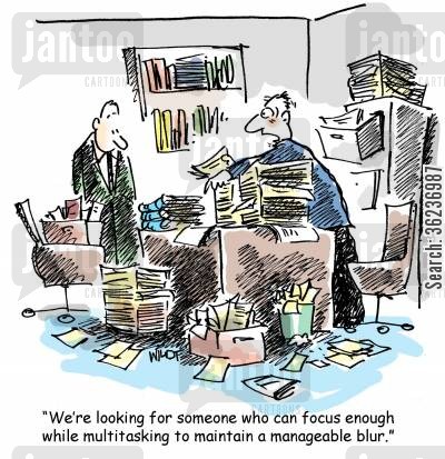 multitasks cartoons - Humor from Jantoo Cartoons
