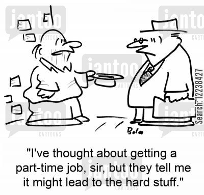part-time jobs cartoons - Humor from Jantoo Cartoons