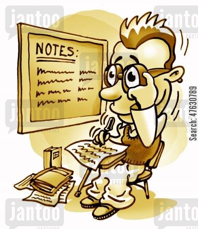 taking notes cartoons - Humor from Jantoo Cartoons