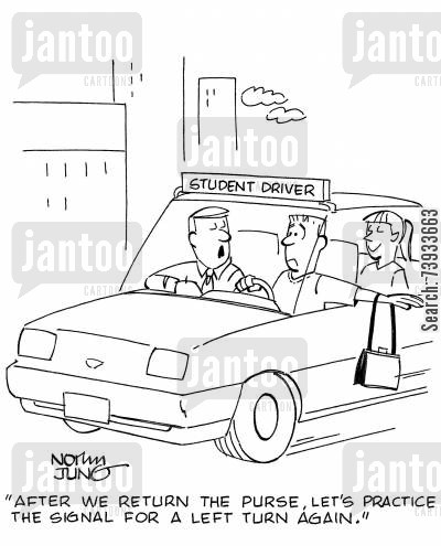 drivers ed cartoons - Humor from Jantoo Cartoons