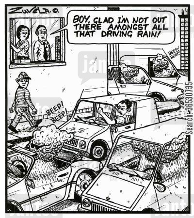 driving rain cartoons - Humor from Jantoo Cartoons
