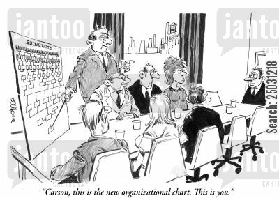 organizational chart cartoons - Humor from Jantoo Cartoons
