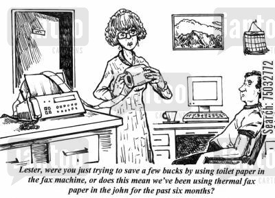 fax machine cartoons - Humor from Jantoo Cartoons