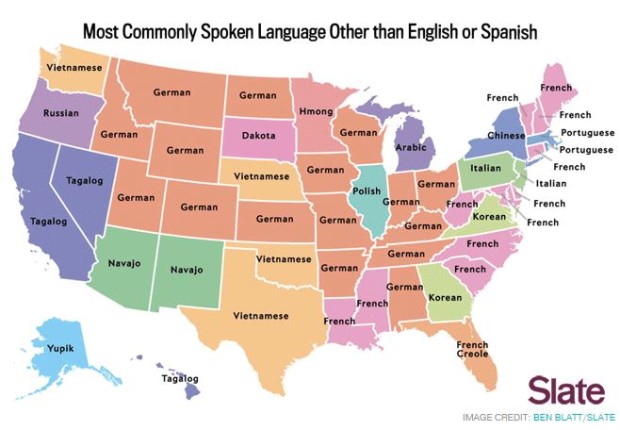 The Most Spoken Language in Your State - LewRockwell