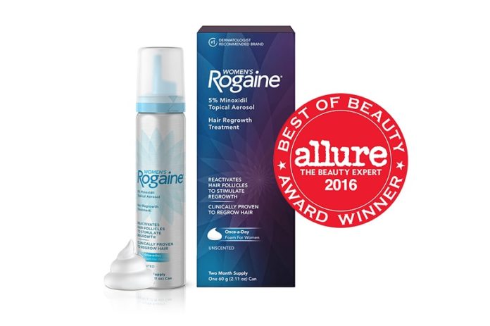 Women's Rogaine Once-a-Day Foam Hair Regrowth Treatment