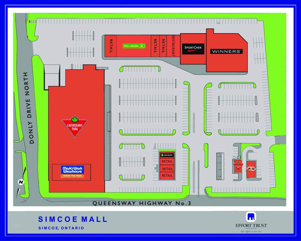 Simcoe Mall | 140 Queensway East, Simcoe | Effort Trust