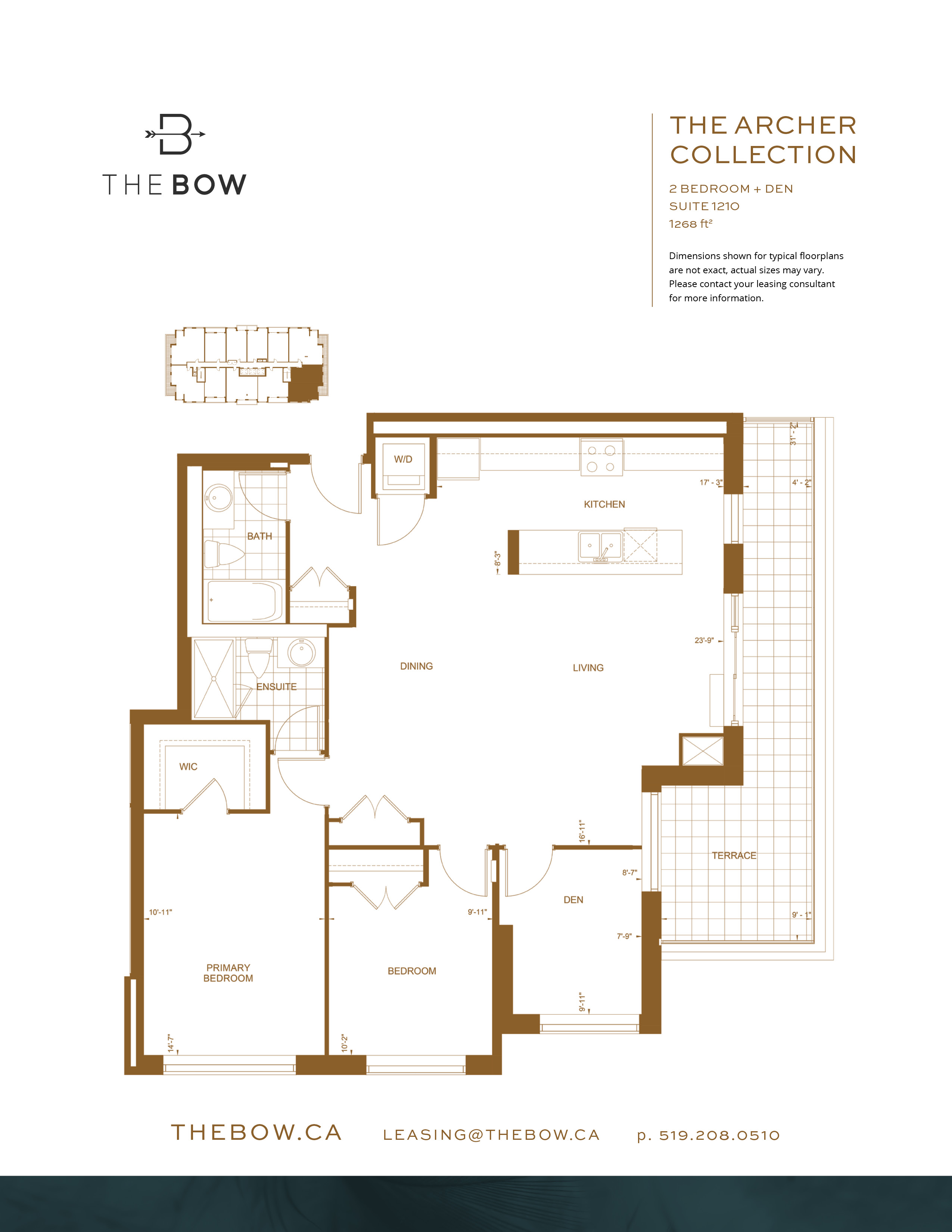 Suite Availability | New Apartment Suites for Rent | The Bow