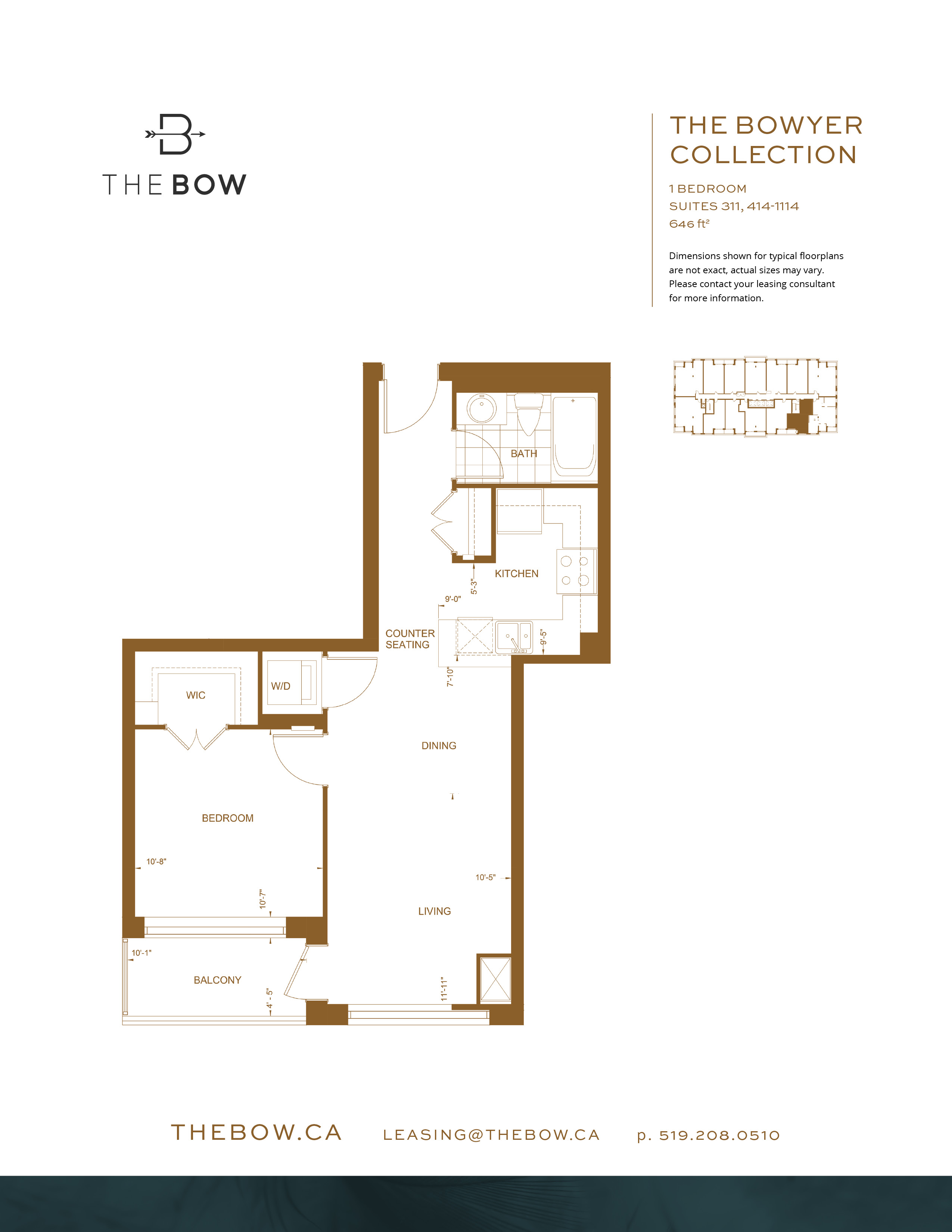 Suite Availability | New Apartment Suites for Rent | The Bow