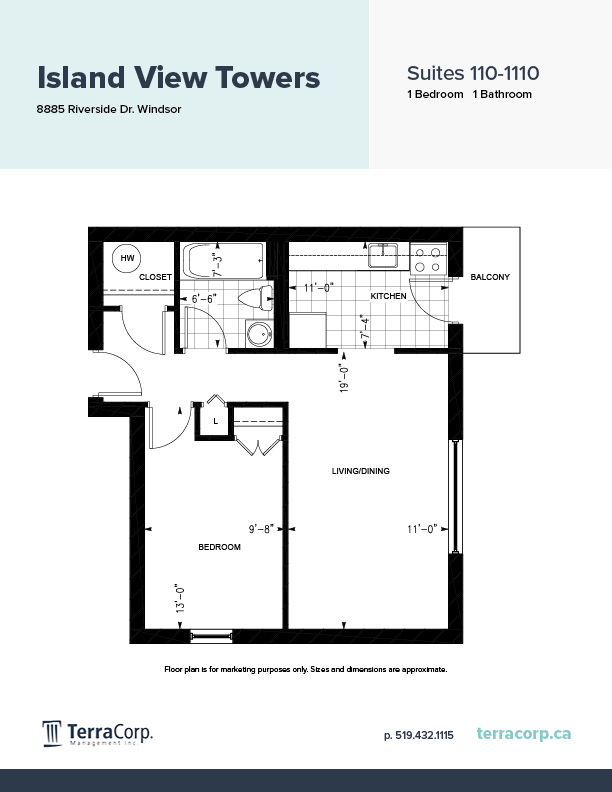 Island View Towers | Windsor Rentals | TerraCorp Management
