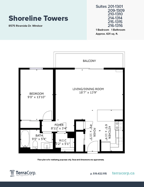 Shoreline Towers | Windsor Apartments | TerraCorp Management