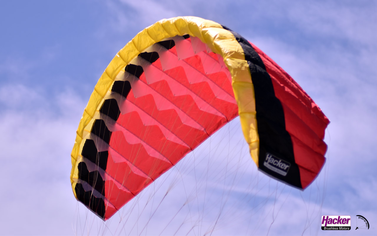 Para-RC Paraglider RC-Flair 2.4 - Yellow/Black/Red