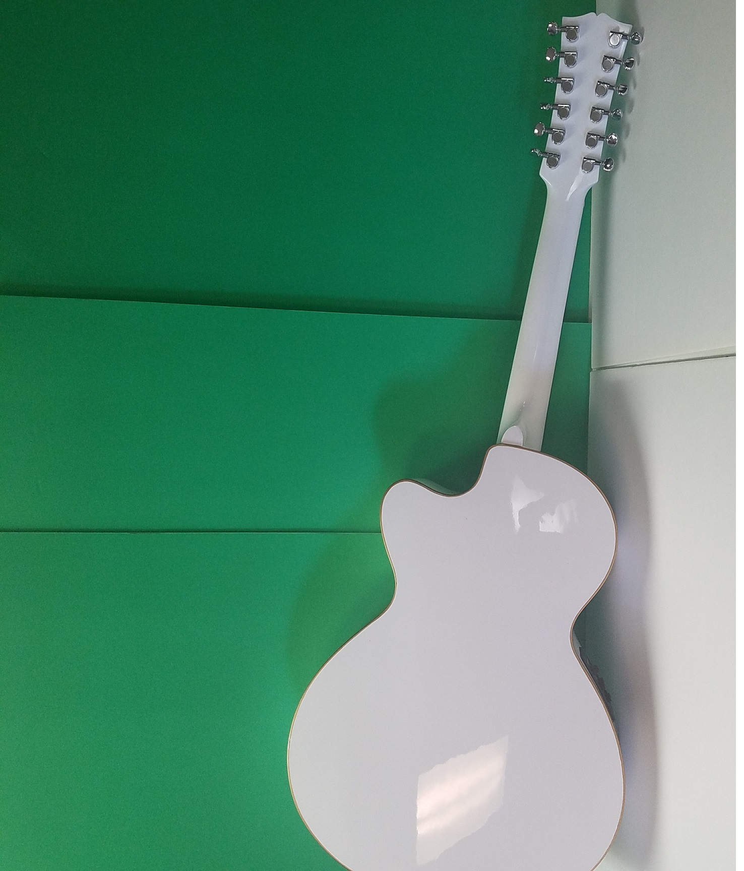 New 12 String Acoustic Electric Requinto Guitar Black