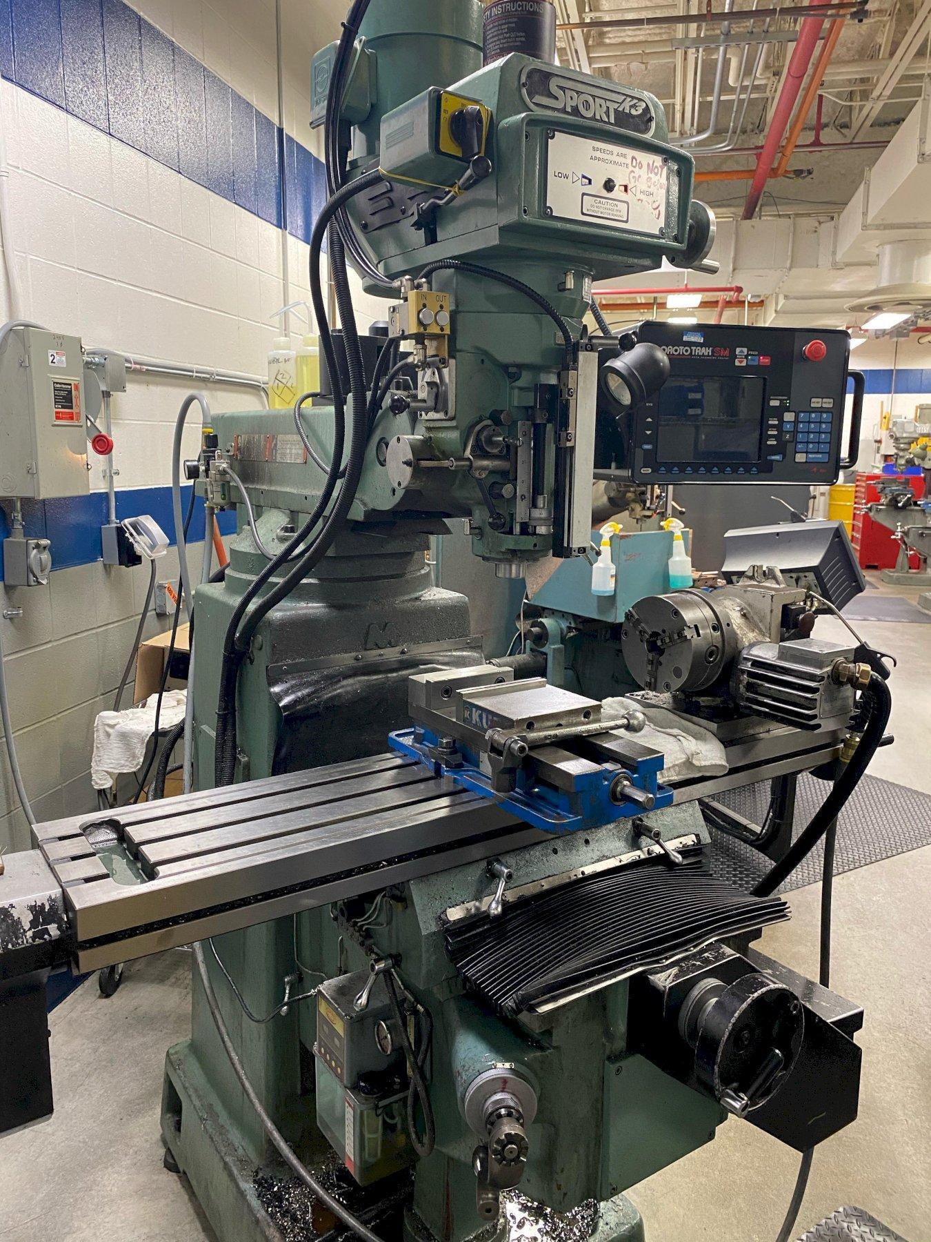 Proto Trak Sport K3 2-axis CNC Milling Machine with Proto Trak SM ...