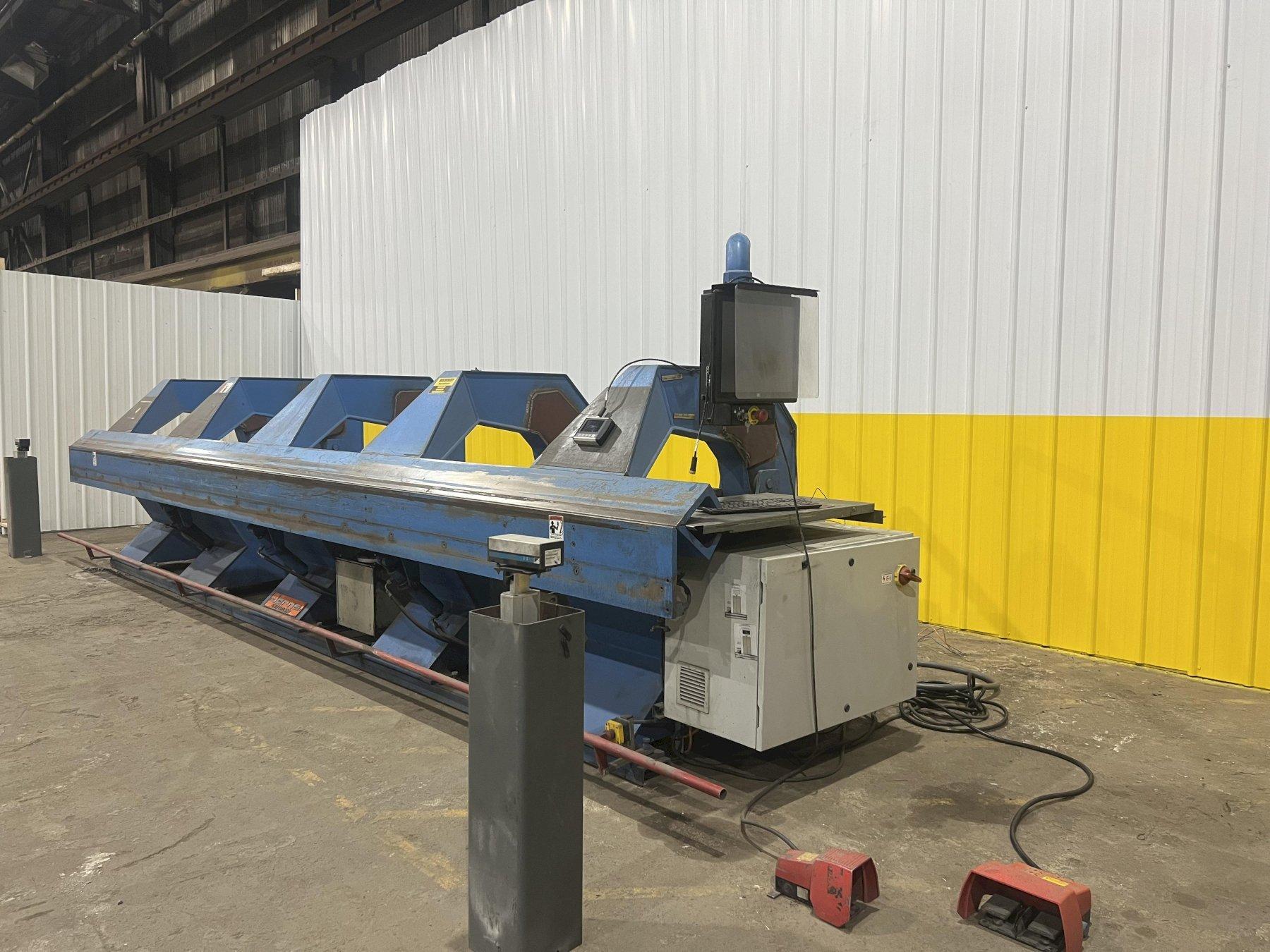 21′ JORNS MODEL #NORMA-LINE-125-CNC400A-6.4 HYDRAULIC SHEET FOLDER ...