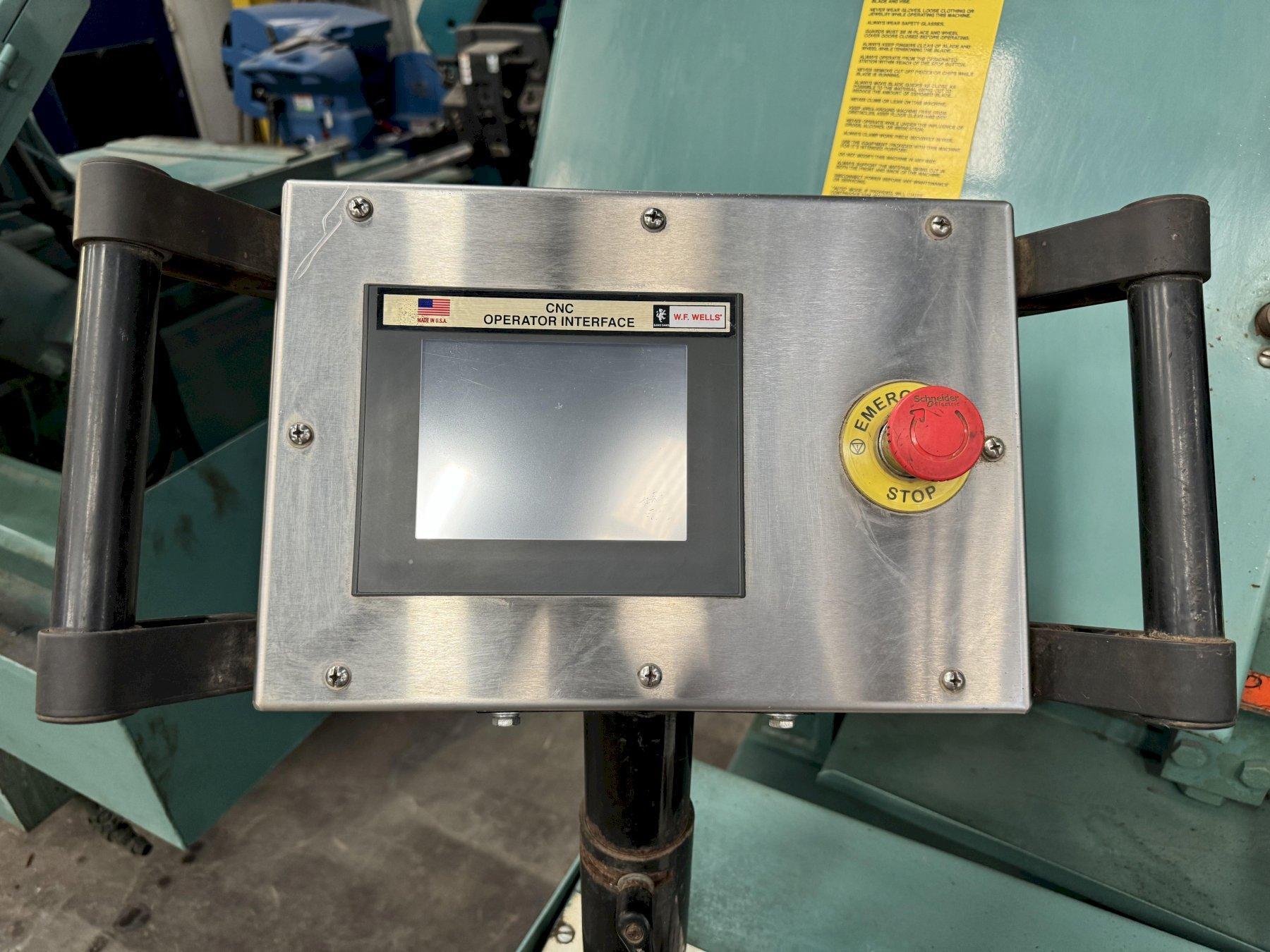 2023 W.F. WELLS F-1620-A CNC HORIZONTAL BANDSAW W/ BUNDLING ATTACHMENT ...
