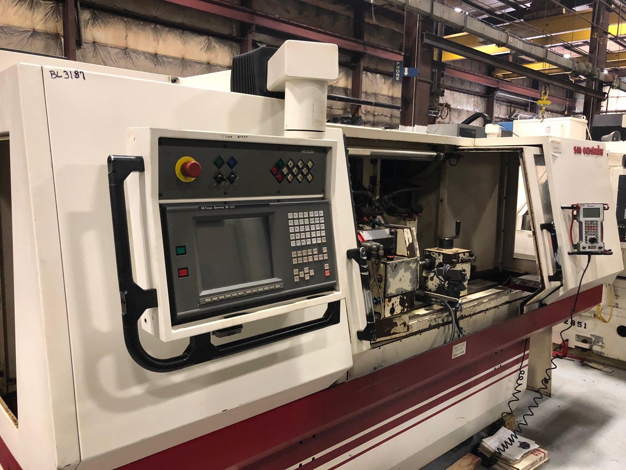 Cincinnati TT40/30L-C2-S CNC Cylindrical Grinder, Fanuc 0iTF, 16″ Swing ...