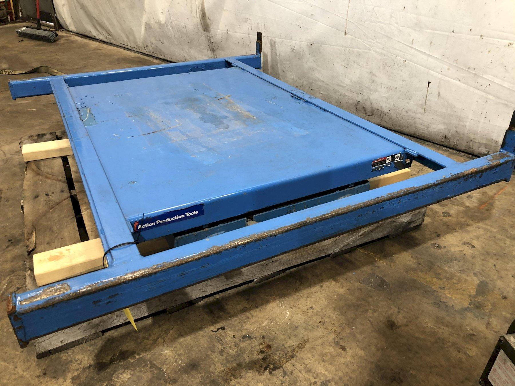 ACTION PRODUCTION TOOL HYDRAULIC DIE LIFT CART TABLE: STOCK 13981