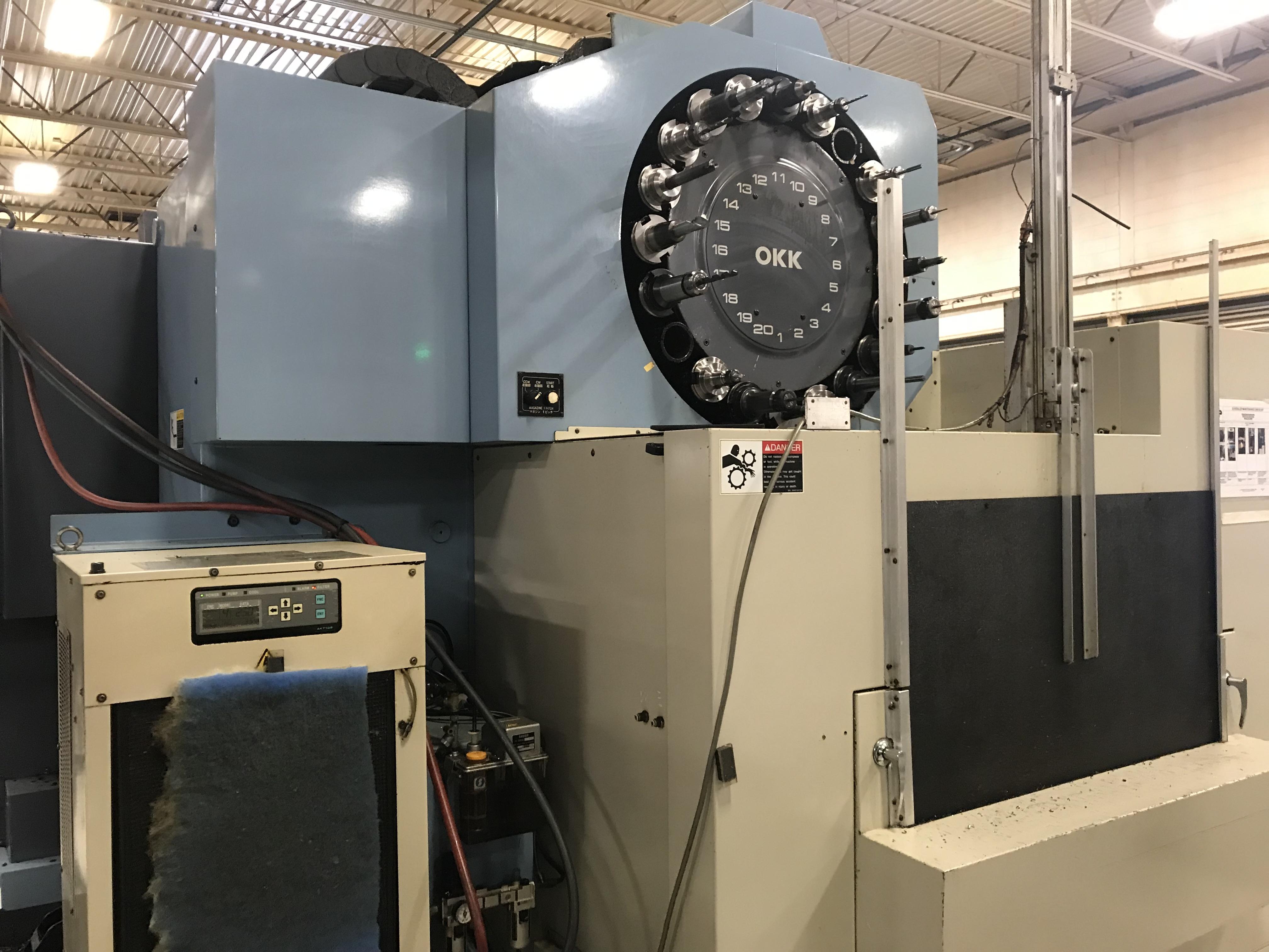 OKK VM5 CNC Vertical Machining Center, Neomatic 635, 40″/20″/20 ...