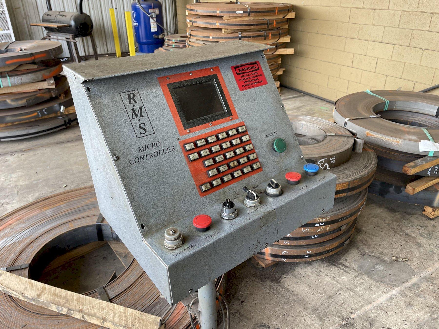 2011 RMS MODEL #611 (160 TON) HYDRAULIC REBAR SHEAR WITH BAR FEED ...