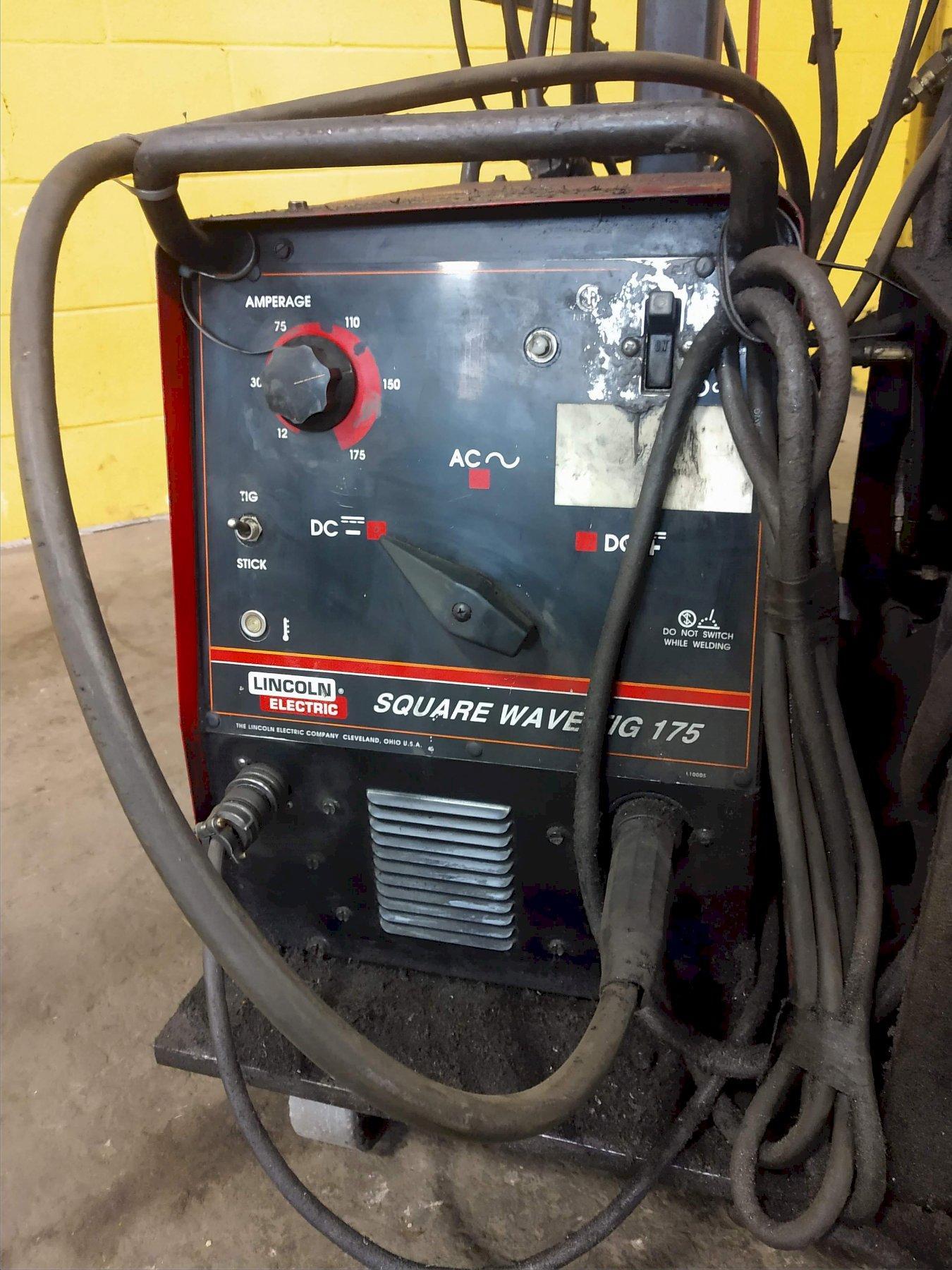 LINCOLN MODEL #TIG 175 SQUARE WAVE AUTOMATIC COIL BUTT WELDER: STOCK #14584