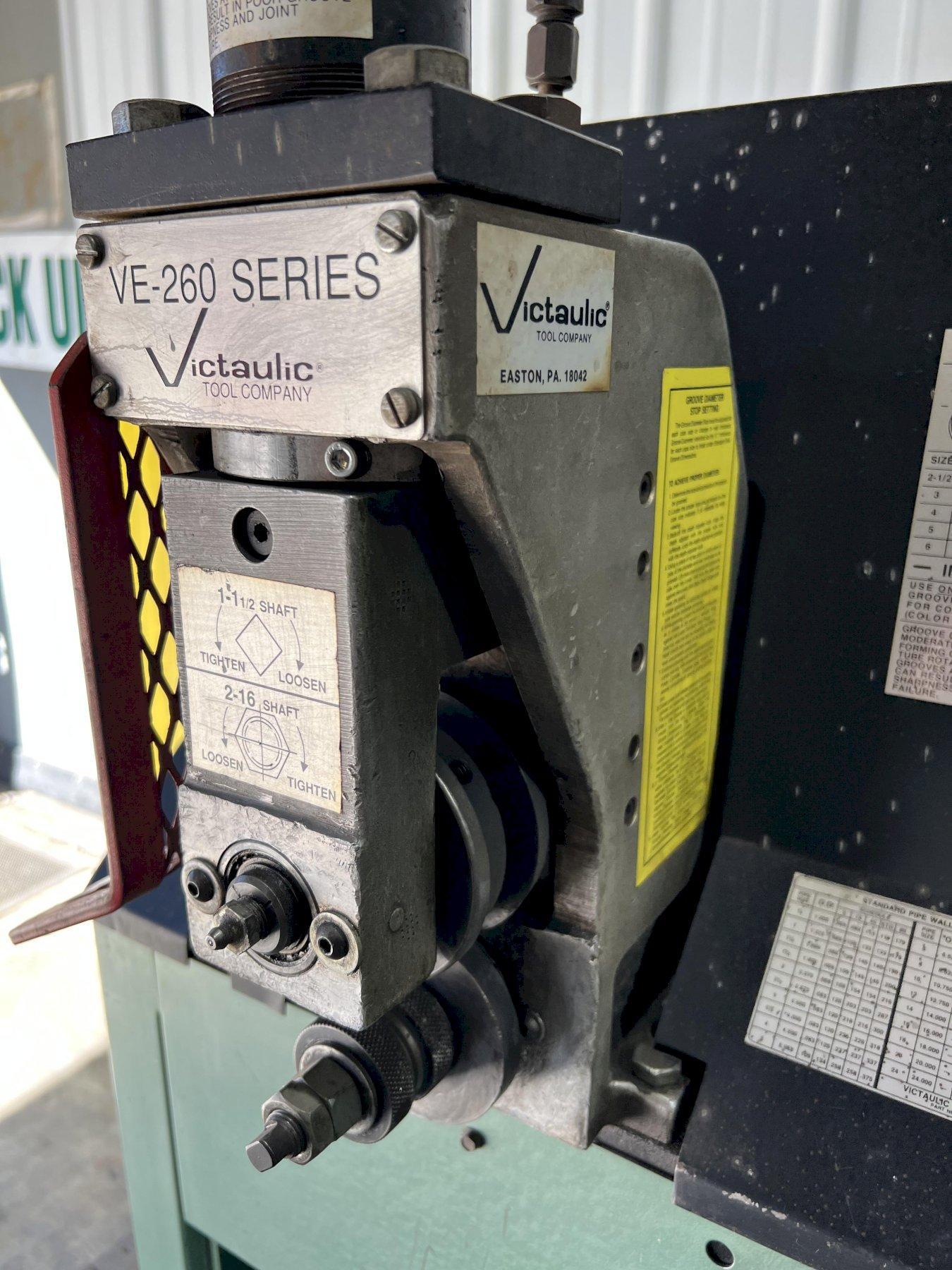 VICTAULIC MODEL VE-260 PIPE BENDER ROLL GROVER: STOCK 18215