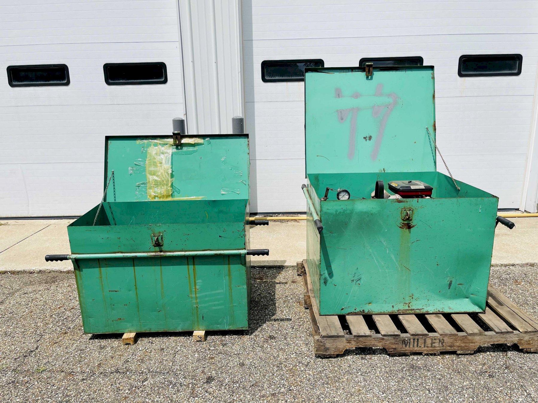 Garlock Model 1400 Hydraulic Swing Hoist | Portage Packaging Systems, INC.