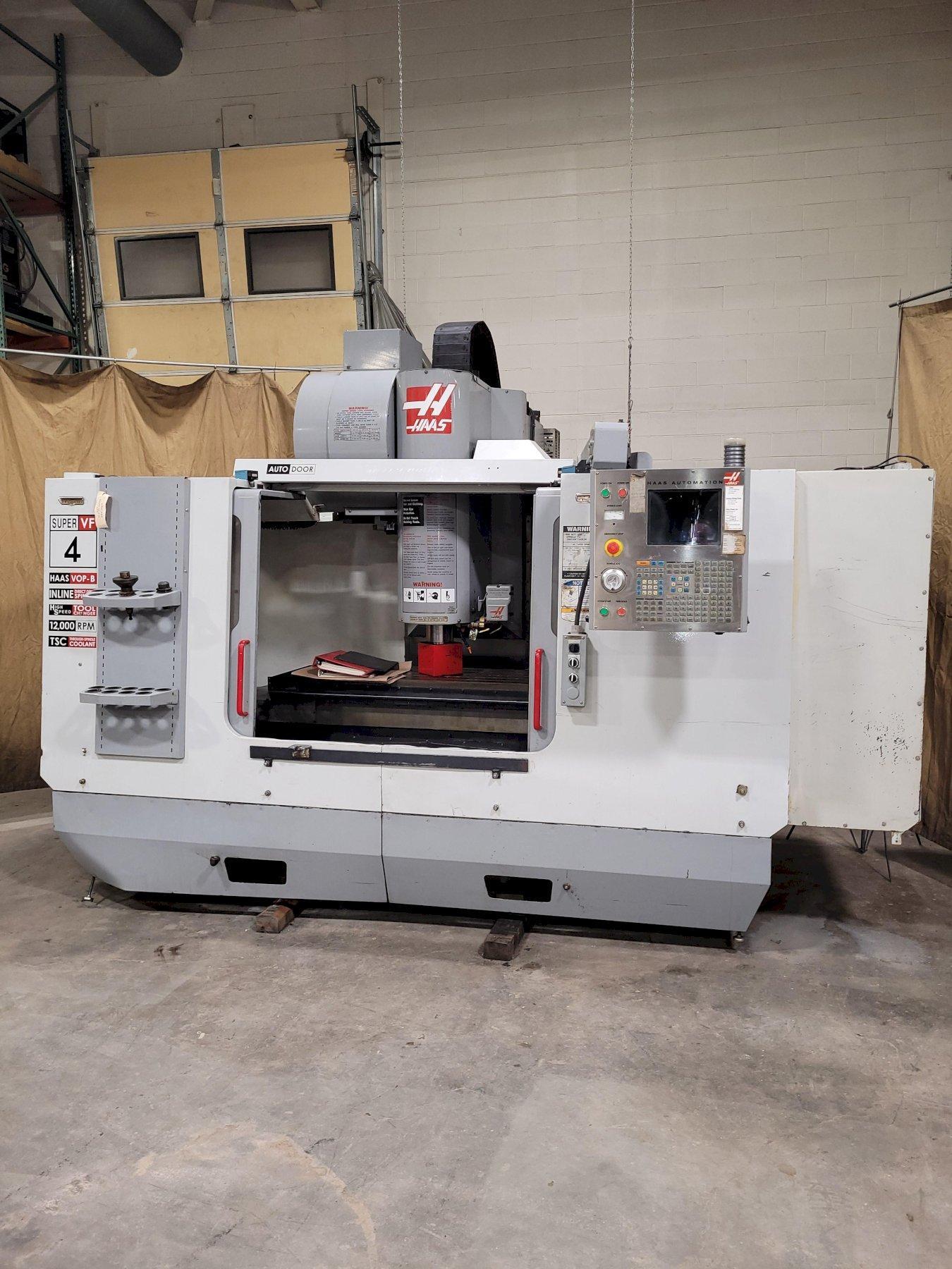 Haas Model VF4SS Vertical Machining Center | Adams Machinery Company