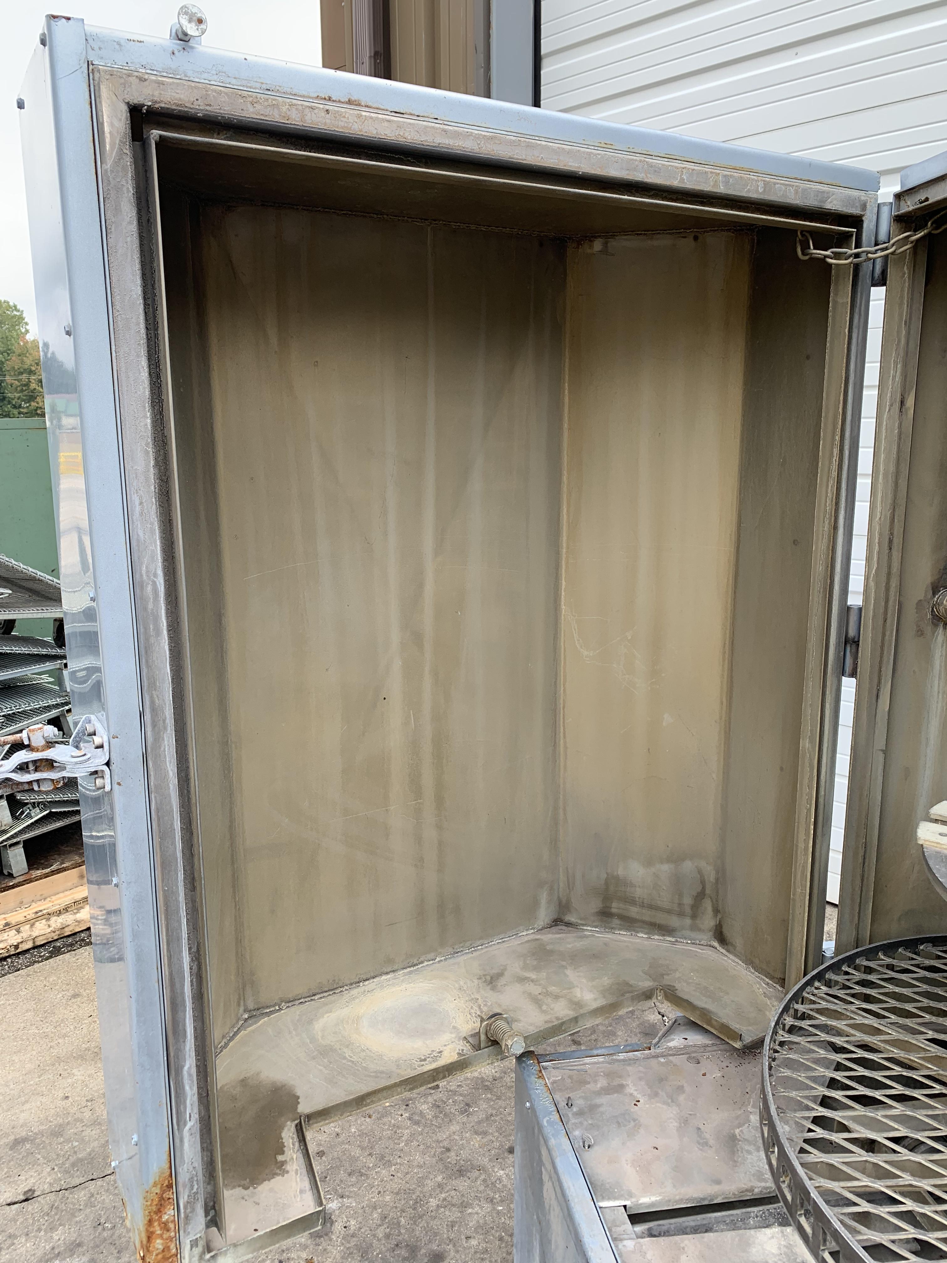 1000 LB #PCS-3136 SS2F VERTICAL ROTARY CAROUSEL PARTS WASHER: STOCK #10696